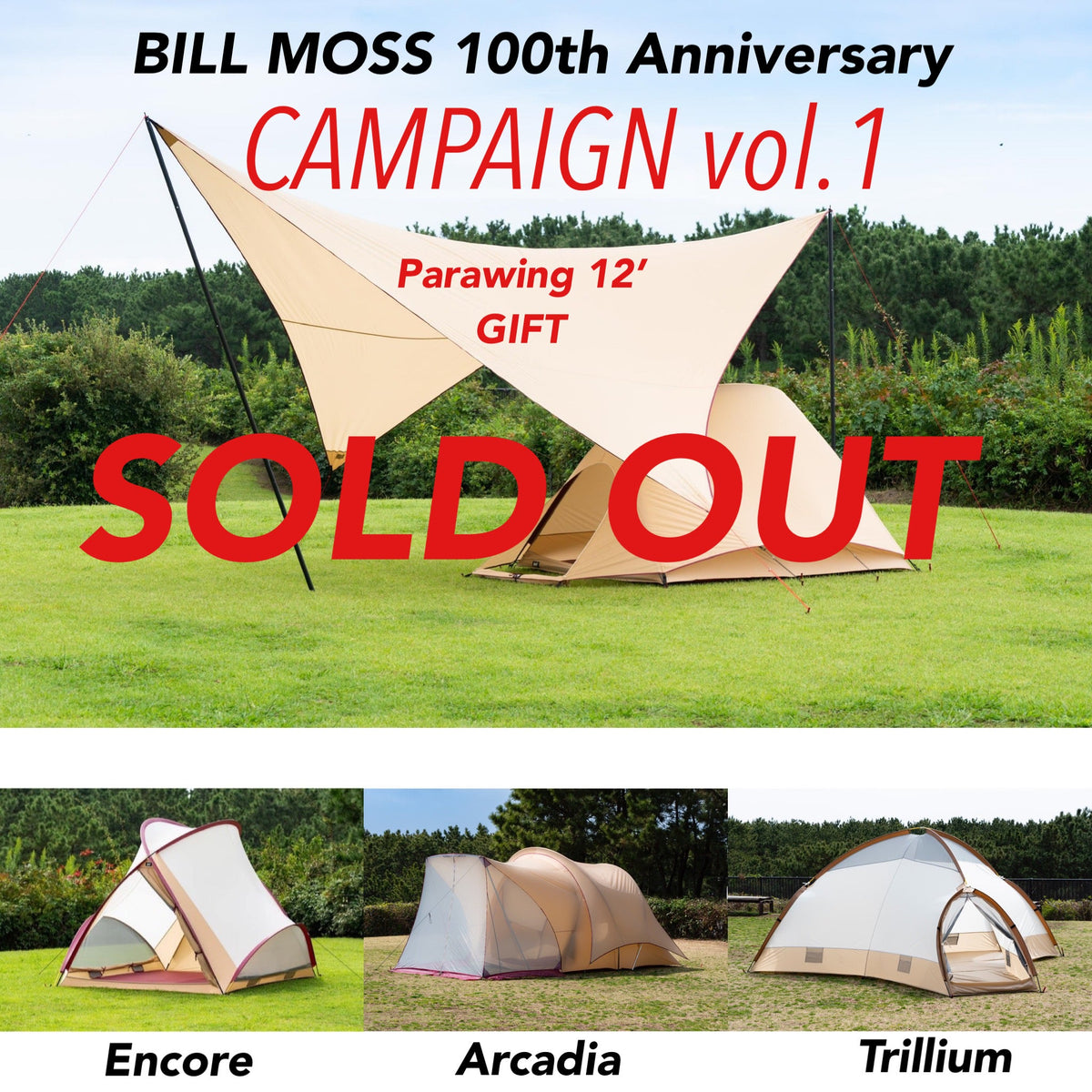 2023 BILL MOSS 100th Anniversary Commemorative Project – MOSS®TENTS ONLINE