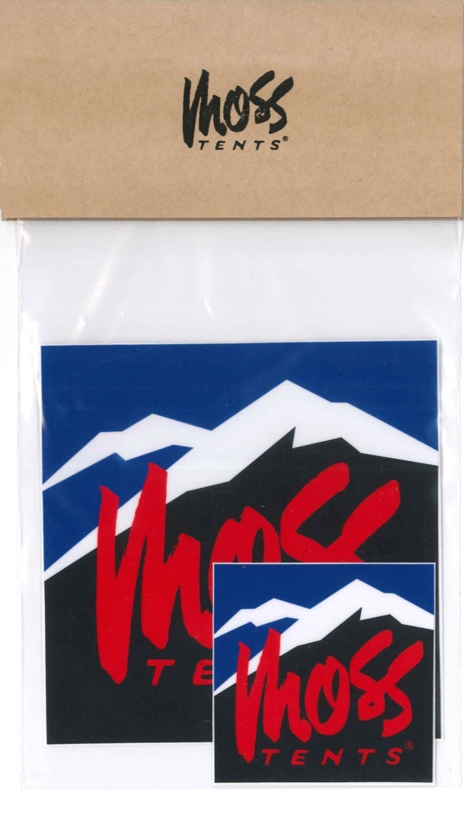 MOSS マウンテンロゴ ステッカー – MOSS®TENTS ONLINE