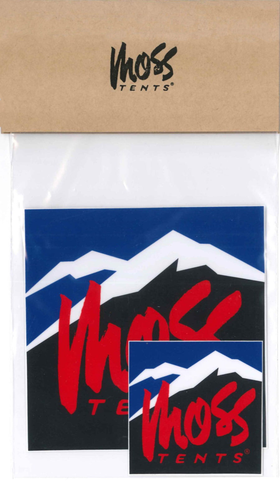 MOSS マウンテンロゴ ステッカー – MOSS®TENTS ONLINE